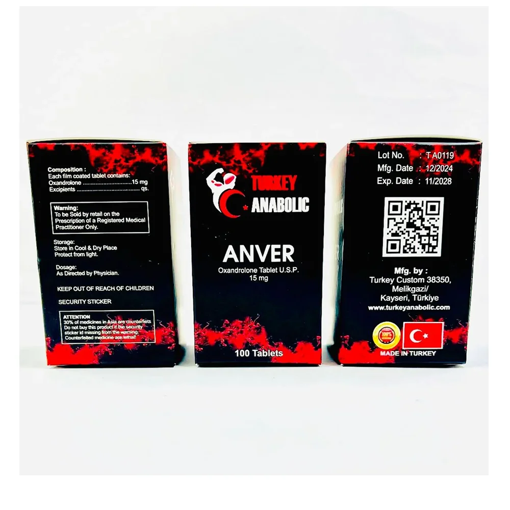 Turkeyanabolic Anver Tablets - Premium Lean Muscle Builder - Turkeyanabolic